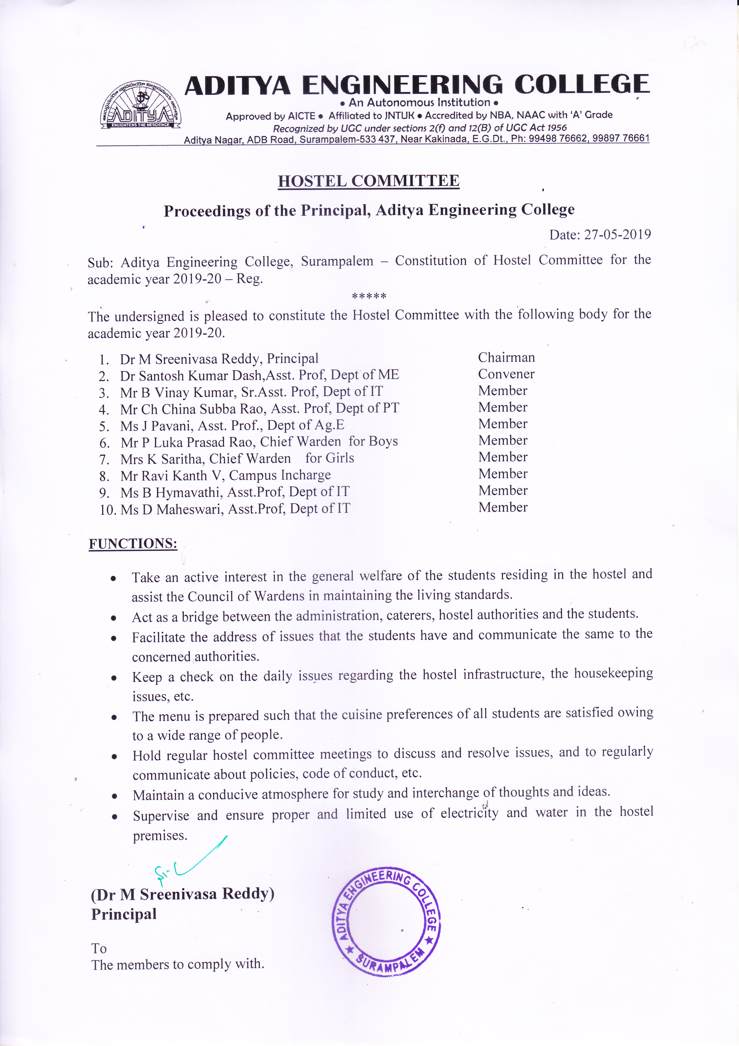 Aditya Engineering College | Autonomous